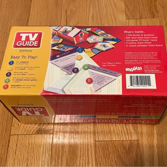 Toys | Dont Quote Me Tv Guide Trivia Game Brand New | Poshmark